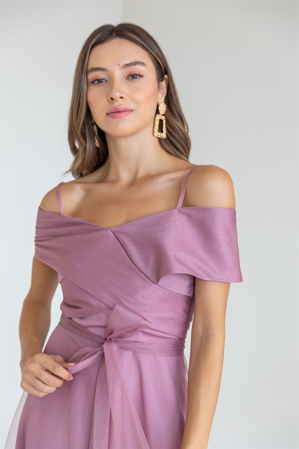 Prenses Tül Abiye - GÜL KURUSU